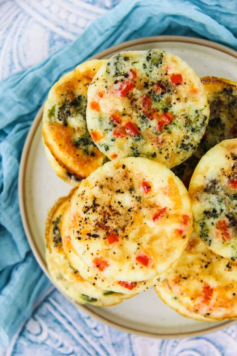 Easy Muffin Tin Cottage Cheese Egg Bites - Our Tasty Kitchen