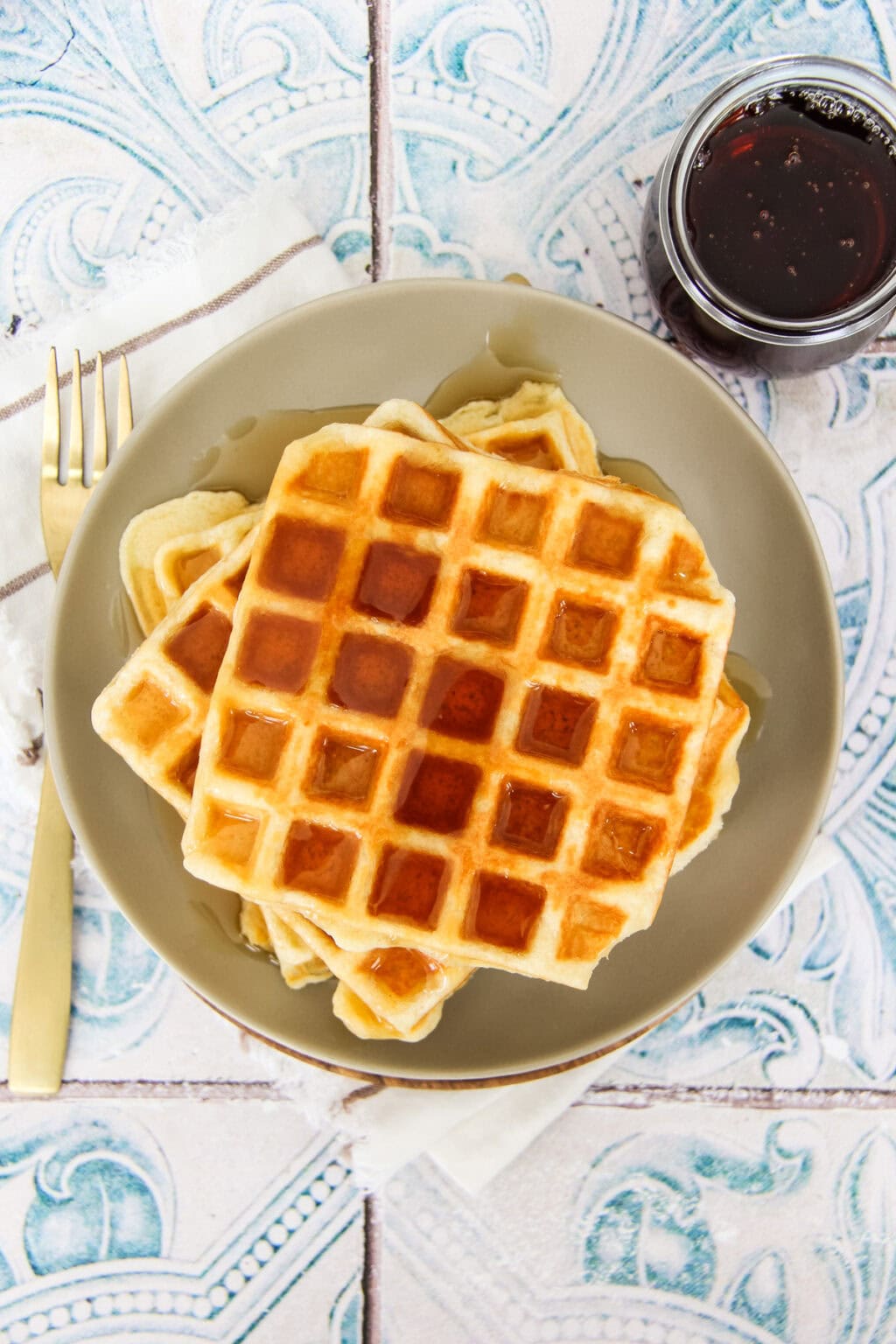 Greek Yogurt Waffles - Our Tasty Kitchen